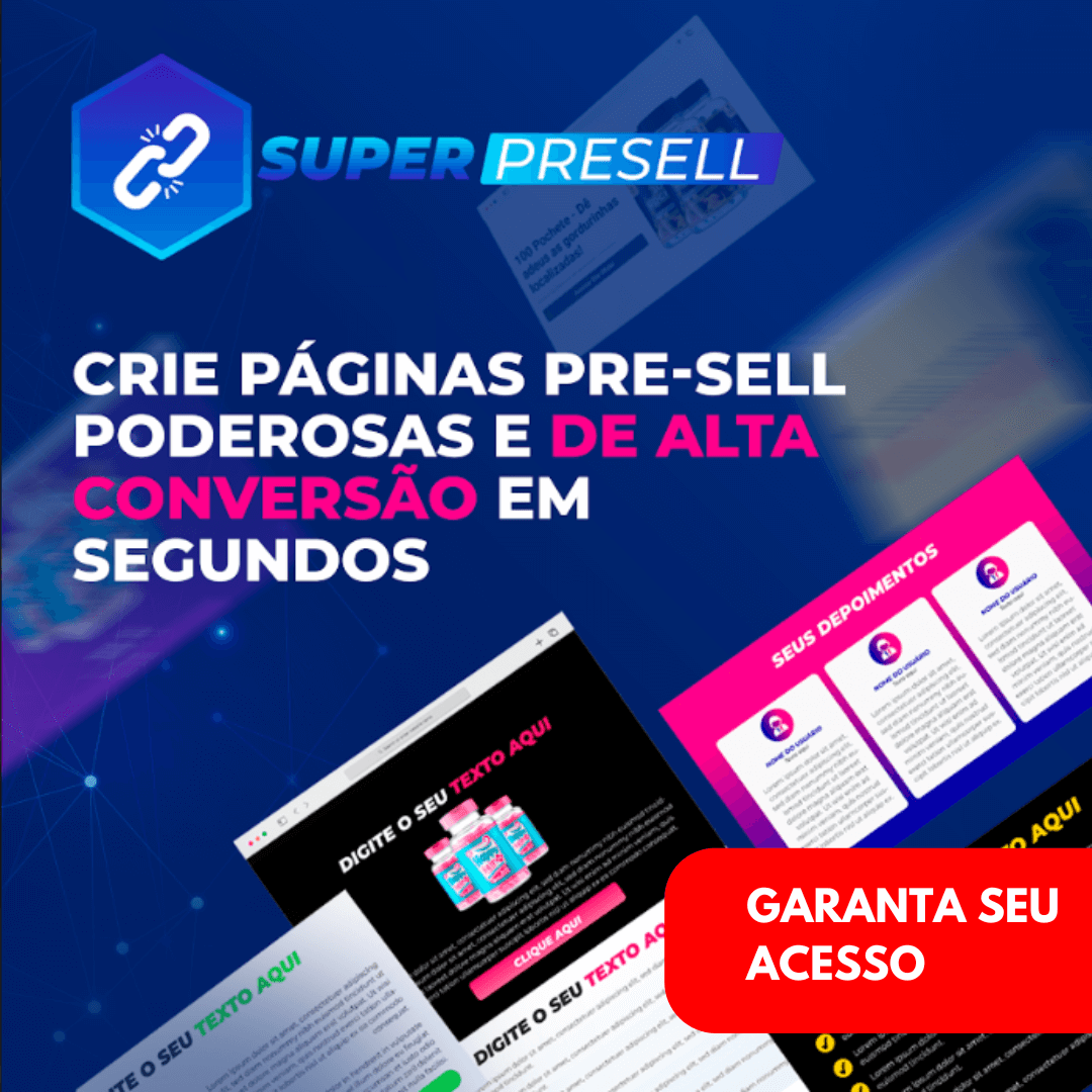 Modelos de Presell: Facilite Sua Vida como Afiliado